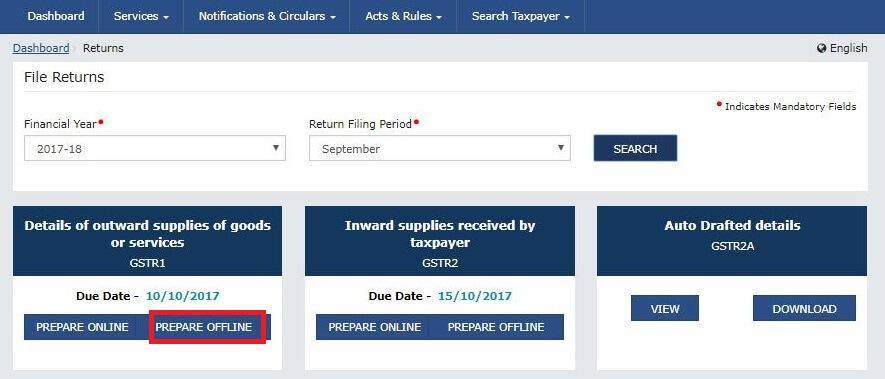 How to Download GSTR 1 Return File from GST Website and Make Changes